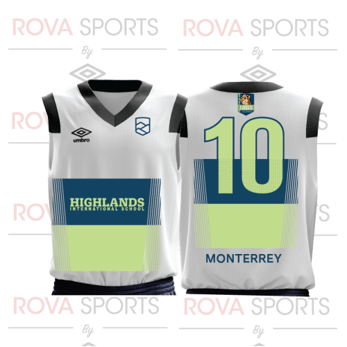 Highlands International School Monterrey - JERSEY BASKETBALL BLANCA